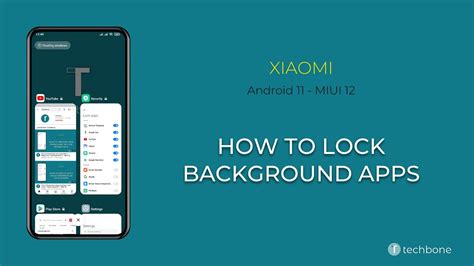 How To Lock Background Apps Xiaomi Android 11 MIUI 12 YouTube