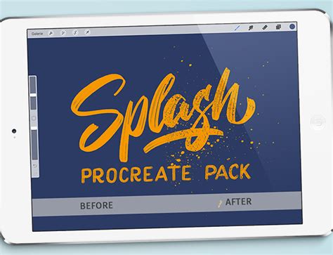 Splash Textures For Procreate App On Behance