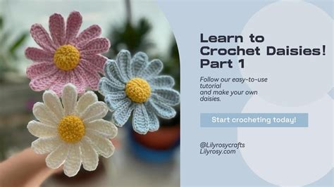 Free Daisy Crochet Pattern Crochet Daisies Are Such A Cute Stitching