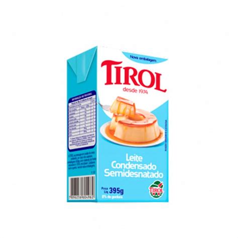 Leite Condensado Semidesnatado Tirol 395g Queiroz