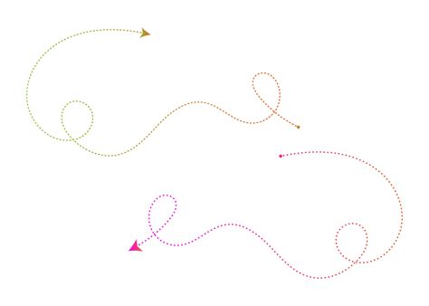 Dashed Line Arrow Route Path Vector 41400507 Vector Art At Vecteezy