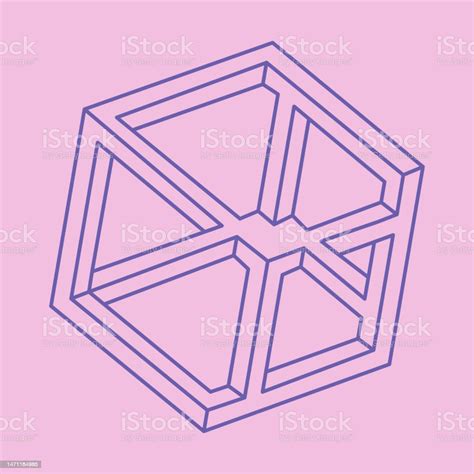 Optical Illusion Shapes Unreal Geometric Objects Vector Modern Logo Impossible Figures Sacred