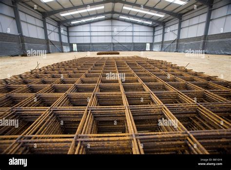 Rebar In Storage Stock Photo Alamy