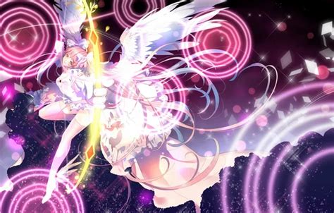 Wallpaper Mahou Shoujo Madoka Magica Madoka Kaname Goddess Madoka