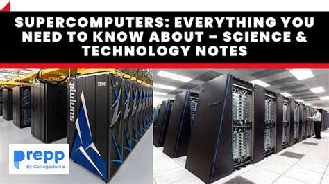 Supercomputers Everything You Need To Know About Science