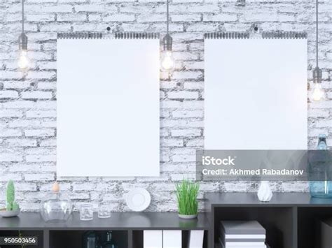 달력 이랑 인테리어 3d 렌더링 일러스트 레이 션 돌 스튜디오 스타일 템플릿 도시 벽을 0명에 대한 스톡 사진 및 기타 이미지