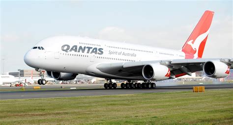 Qantas A380 First Time Landing At Sydney Airport Aircraft Wallpaper