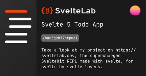 sveltelab