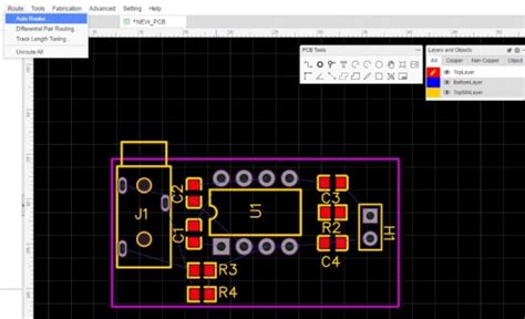 Tutorial EasyEDA Browser Based PCB Design ELECTROKITS RO