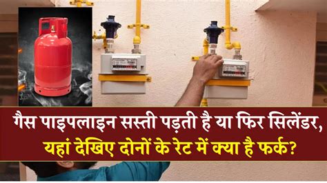 गस पइपलइन ससत पडत ह य फर सलडर यह दखए दन क रट म कय ह फरक
