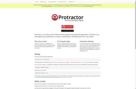 Protractor End To End Test Framework For Angular Sugggest