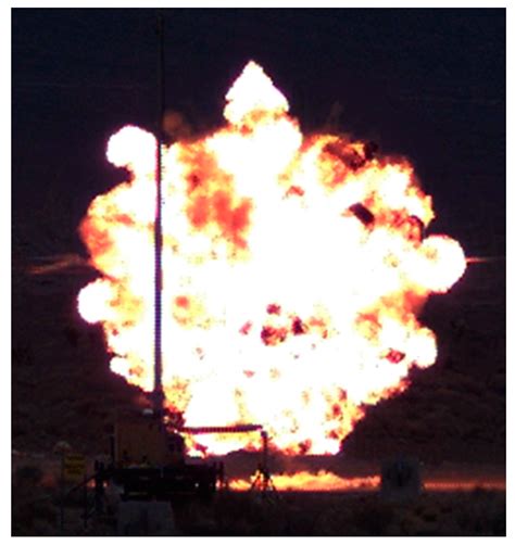 Scaling Turbulent Combustion Fields In Explosions