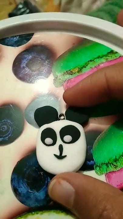 Create Panda Keychain Diy🐼pandashorts Youtubeshorts Motivation Crafteraditi Diy Clayart