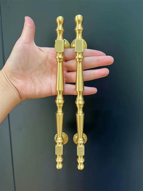 Solid Brass Cabinet Pulls And T Knobs Unlacquered Brass Door Pulls
