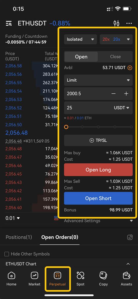 How To Set Up And Modify Your Tptake Profitslstop Loss Order Orangex