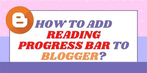 how to add reading progress bar in blogger dev community