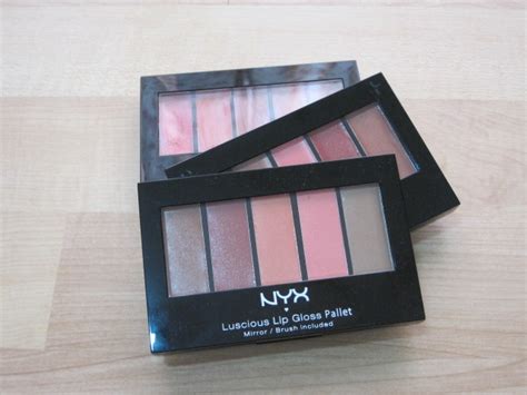 Le3nutsshopper Nyx Luscious Lip Gloss Palette Review