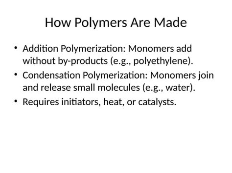 Polymerspresentation A Polymer Is A Substance Composed Of Macromolecules Which Are Formed By