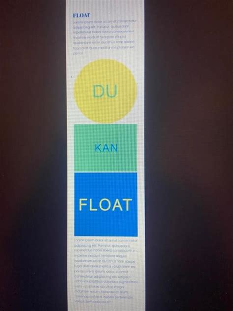 Solved How Do You Do This Using Float In HTML And CSS Chegg Com