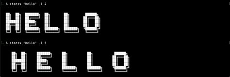 GitHub Dominikwilkowski Cfonts Sexy Fonts For The Console