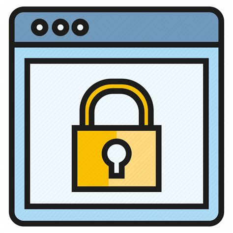 Internet Key Lock Protect Secure Web Icon Download On Iconfinder