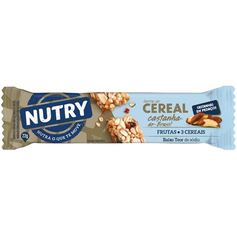 Barra De Cereais Nutry Castanha Do Brasil • Nutry