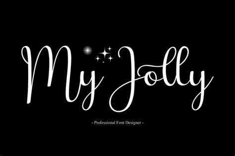 my jolly font