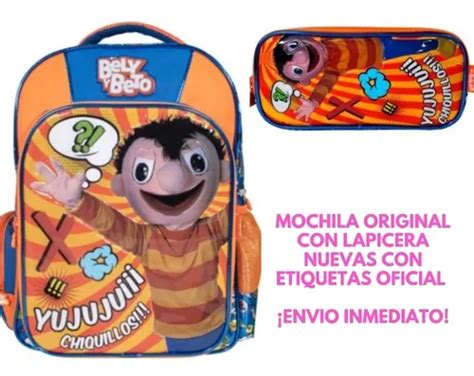 Mochila Original Bely Y Beto Con Lapicera Meses Sin Intereses