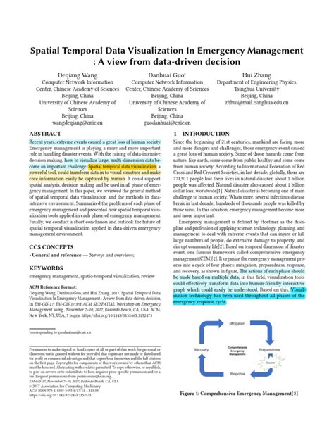 8 Spatial Temporal Data Visualization In Emergency Management Pdf