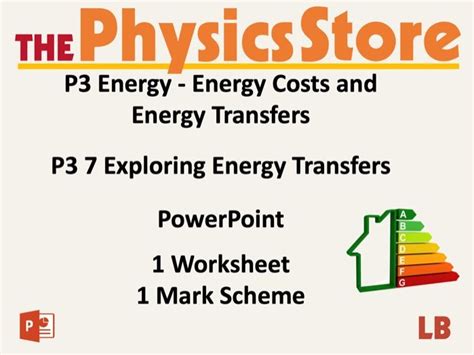 Ks3 Physics Aqa P3 7 Exploring Energy Transfers Lesson Bundle Teaching Resources