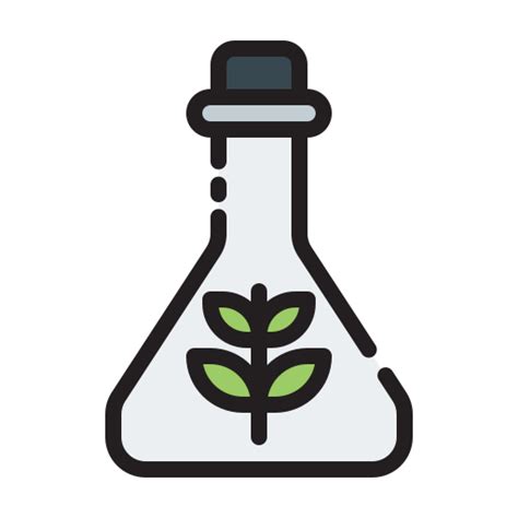 Flask Generic Outline Color Icon