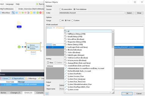 Database Xpath Problem Retrieving User By Name Mendix Stack