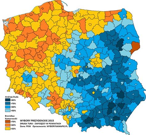 Mapa Wyborcza Polski Gminy I Powiaty [ Mapy] Kresy