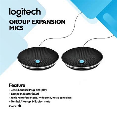 Jual Mic Logitech Group Expansion Mics Mic Expansion Logitech Group Kota Bandung