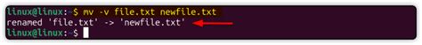 Mv Command In Linux Linux Genie