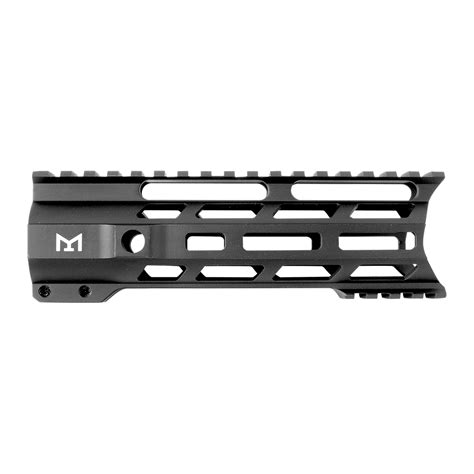 7 Inch Ar15 Clamp Full Top Rail Mlok Mlock Black Free Float Handguard