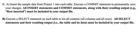 Insy 3304 Project 2 This Project Must Be Completed