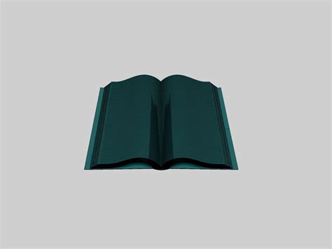 Opened Book 3d Model 3d Printable Cgtrader