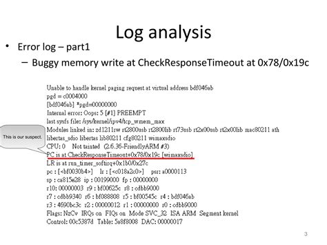 Concurrency Bug Identification Through Kernel Panic Log English Ppt