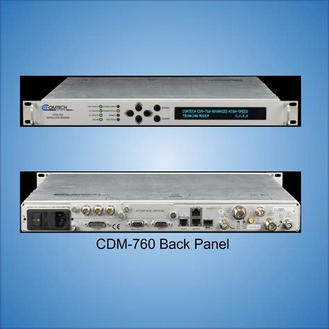 Comtech Cdm 760 Advanced High Speed Trunking And Broadcast Modem Router Comtech Router And Modem