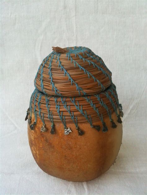 Gourd Container With Lid Etsy