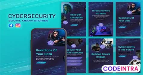 Instagram Stories Cyber Security Psd Free Download Codeintra