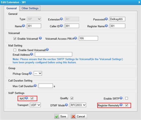 Configuring Remote Extensions Yeastar Support