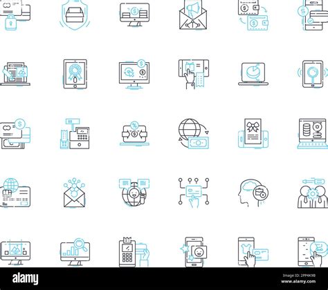 User Exploration Linear Icons Set Research Insight Observation Empathy Feedback Interview