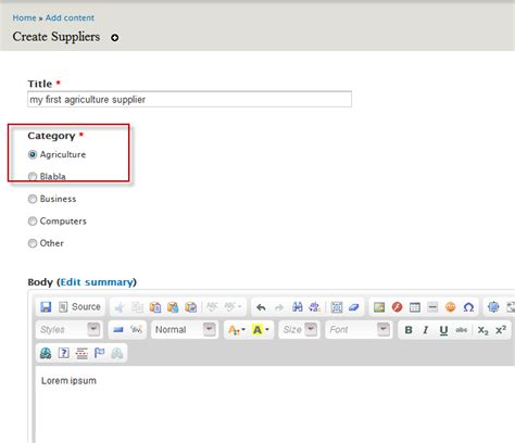 7 Displaying Taxonomy Terms Which Are Used By A Content Type Drupal Answers