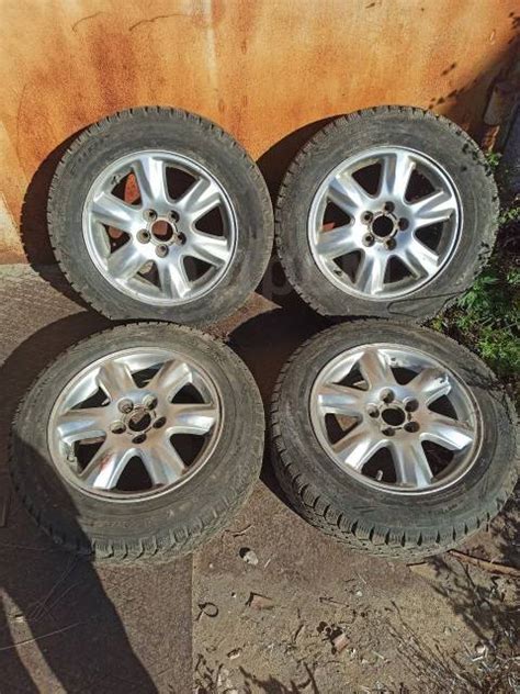 Диски Subaru R15 5x100 DIA 56,1, 15", 1 шт, литой, 56,1 мм. 4 шт, б/у ...