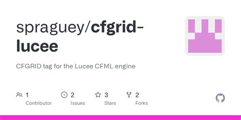 github spraguey cfgrid lucee cfgrid tag for the lucee cfml engine