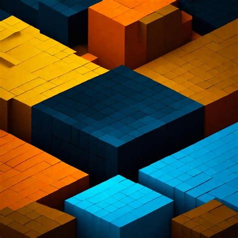 Premium Photo Voxel Art Texture Or Cube Texture Or Square Box Texture Premium Photo Voxel Art Texture Or Cube Texture Or Square Box Texture