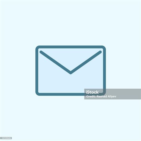 봉투 필드 개요 아이콘입니다 2 색상 간단한 아이콘의 요소입니다 웹사이트 디자인 및 개발 응용 프로그램 개발에 대 한 얇은 라인