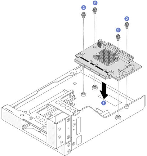 Install The Front Adapter Cage ThinkSystem SR V Lenovo Docs
